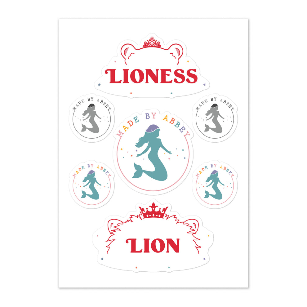 Stickers > Lion, Lioness, and Logos – Made by Abbey